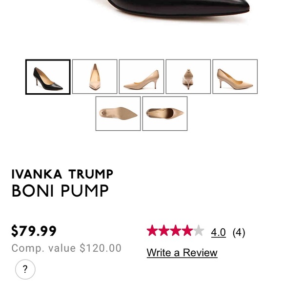Ivanka Trump | Shoes | Black Ivanka Trump Boni Pumps | Poshmark